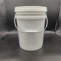 China Custom Logo Round Plastic Bucket With Screen Printing / Heat Transfer / IML Printing for sale