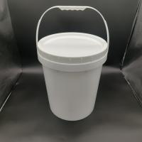 China 10l 15l 20l Round Plastic Pail Oil Bucket Heat Resistant for sale