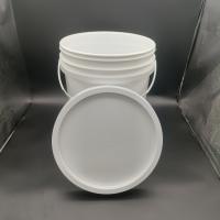 China Agricultural Fertilizer 25lt Plastic Buckets Corrosion Resistant Stackable for sale