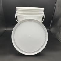 China Agriculture PP Material 25 Litre Plastic Bucket With Lid Stackable for sale