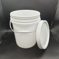 China Agricultural Fertilizer 25lt Plastic Buckets Corrosion Resistant Stackable for sale