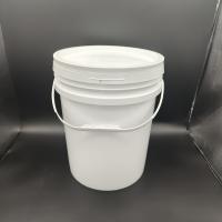 China ODM OEM White Storage Buckets With Lids 1L 2L 3L 5L 10L 18L 20L 25L for sale