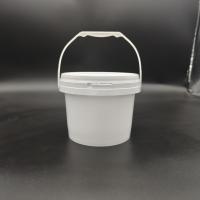 China ODM OEM White Storage Buckets With Lids 1L 2L 3L 5L 10L 18L 20L 25L for sale