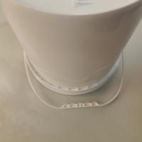 China White Black 10L Round Plastic Bucket PP Material With Seal Lid for sale