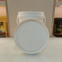 China Reusable Recyclable Custom Logo Plastic Buckets With Handles for sale