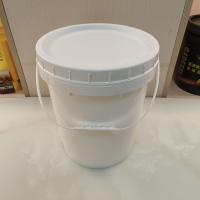 China High Stackability Plain White 5 Gallon Bucket With Lid Bpa Free for sale