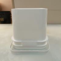 China Chemical Resistance Airproof Pail Square Plastic Bucket With Lid For Storage Solutions for sale