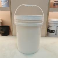 China Polypropylene Plastic Bucket 5 Gallon Pails With Lid Acids Chemical Resistance for sale