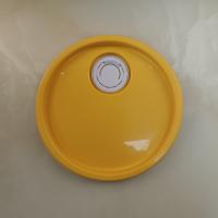 China 18L 4.8 Gallon 5 Gallon Plastic Paint Yellow Bucket High Temperature Resistant for sale