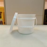 China Customizable Leakproof Plastic Toys Bucket White 5 Gal Bucket Heat Resistant for sale