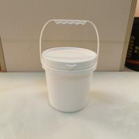 China ISO9001 Tool Storage Bucket 5 Gallon White Pail UV Resistant for sale
