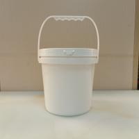 China ISO9001 Tool Storage Bucket 5 Gallon White Pail UV Resistant for sale