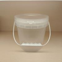 China Polyethylene Polypropylene Clear Plastic Drink Buckets Corrosion Resistant for sale