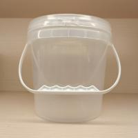 China Polyethylene Polypropylene Clear Plastic Drink Buckets Corrosion Resistant for sale