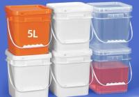 China Airproof Pail Square 12 Inches  Bucket With Lid ODM OEM for sale