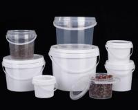 China Transparent Clear 5 Gallon Bucket Clear Storage Buckets For Garden for sale