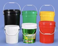 China Anti Aging 5 Gal 70mil Food Safe Bucket White With Lid for sale