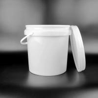 China Anti Aging 5 Gal 70mil Food Safe Bucket White With Lid for sale