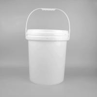China Recyclable 20 Litre Plastic Paint Bucket For Liquid Packaging Solutions for sale