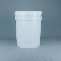 China Bpa Free White 5 Gallon Plastic Buckets With Lid For Chemical Powder for sale