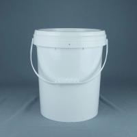 China Leakproof 5 Gallon Poly Pail Food Storage Bucket With Lid UV Resistant for sale