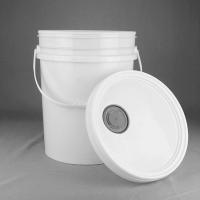 China Recyclable Food Safe 5 Gallon Pails White 5 Gal Bucket OEM ODM for sale