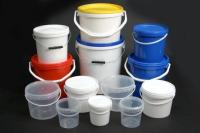 China 1L 2L 3L 4L 5L 10LChemical Bucket With Lid Corrosion Resistant Big Round Plastic Buckets for sale