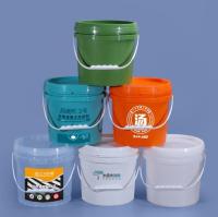 China OEM ODM Hdpe 5 Gallon Plastic  Bucket With Ergonomic Grip for sale