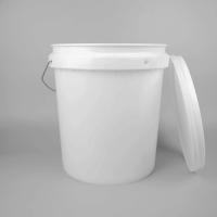 China Waterproof Tool Storage Bucket Rust Resistant White 5 Gal Bucket for sale