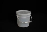 China Custom Printed Plastic Round Buckets For Food Storage for sale