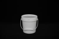 China Custom Printed Plastic Round Buckets For Food Storage for sale