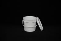 China Durable Freezer Safe Clear Plastic Food Bucket with Lid for sale