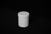 China Freezer Safe White Food Grade Plastic Kitchen Storage Buckets with Metal Handles for sale