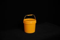 China Round Commercial Food Grade Plastic Pails With Snap On Lids for sale