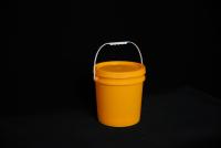 China Round Commercial Food Grade Plastic Pails With Snap On Lids for sale