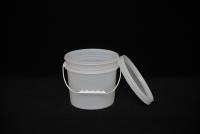 China Customized Transparent Plastic Bucket With Snap On Lid For Indoor And Outdoor Use for sale