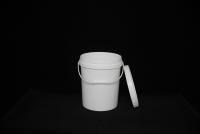 China Round Plastic Bucket With Seal Lid For Storage Applications for sale