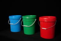 China 5 Gallon Plastic Storage Bucket with Handle and Lid for sale