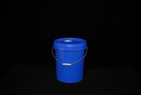 China Custom Printed PE Round Pails With Lid for sale
