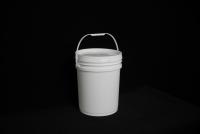 China PP Round Fertilizer Bucket With Corrosion Protection Sturdy Handle Easy Cleaning for sale