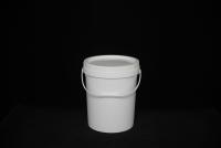 China Food Grade White PP Plastic Buckets Round Square Shape UV Resistant Recyclable For Safe Storage With Impact for sale