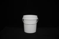 China Food Grade White PP Plastic Buckets Round Square Shape UV Resistant Recyclable For Safe Storage With Impact for sale