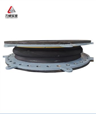 China Flange Connection Single Flexible Sphere Rubber Joint DN32-DN4000 Third Party Tested for sale