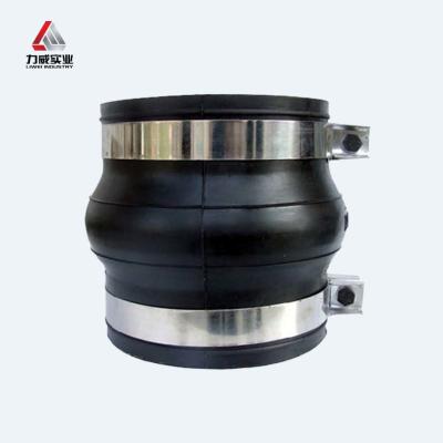 China DN200 Clamp Type Rubber Joint with 1.6 MPa Working Pressure and 210mm Length for Chemical Pipeline Systems for sale