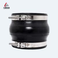 China Clamp Type Rubber Joint DN32-DN400 with SS304 Clamp for 1-40 Bar Pressure Piping Systems for sale