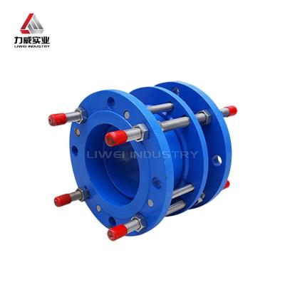 China Flexible Steel Expansion Joint with Cast Iron Epoxy Coated Flange DN65-DN3200 for Pipeline Systems for sale