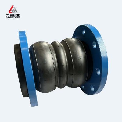 China EPDM Double Sphere Flexible Rubber Joint with Flange DN15-4000 for Pipeline Connection for sale