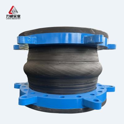 China 4-6 Inch Single Sphere Flexible Rubber Joint with Wide Temperature Range and 4-Way Movement Capability for sale