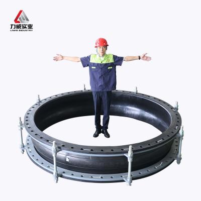 China Single Sphere Flexible Rubber Joint with Flange - Customizable Sizes 32mm to 3000mm for Industrial Piping Systems for sale