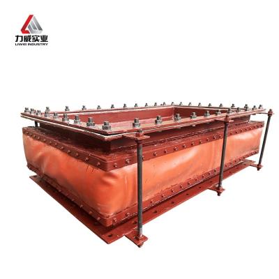 China Rectangular Fabric Expansion Joint 700x500mm to 1800x1800mm for Industrial Duct Systems - Corrosion Resistant Thermal Compensator for sale